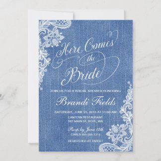 Denim Invitations & Announcements | Zazzle Canada