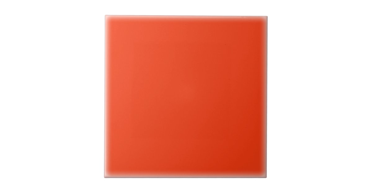 Tango Orange (Ceramic Tile) Tile | Zazzle