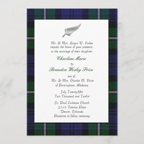 Scottish Wedding Invitations & Announcements | Zazzle CA