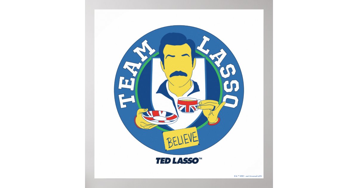Ted Lasso | Team Lasso Tea Iconic Avatar Poster | Zazzle