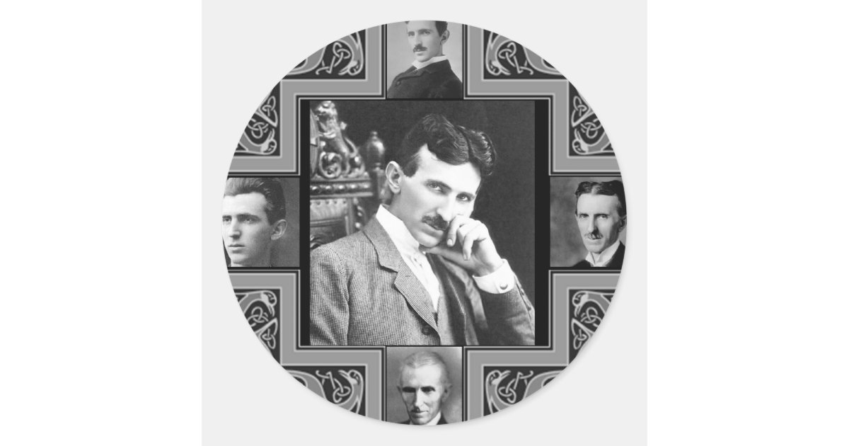 Tesla Coil Classic Round Sticker | Zazzle