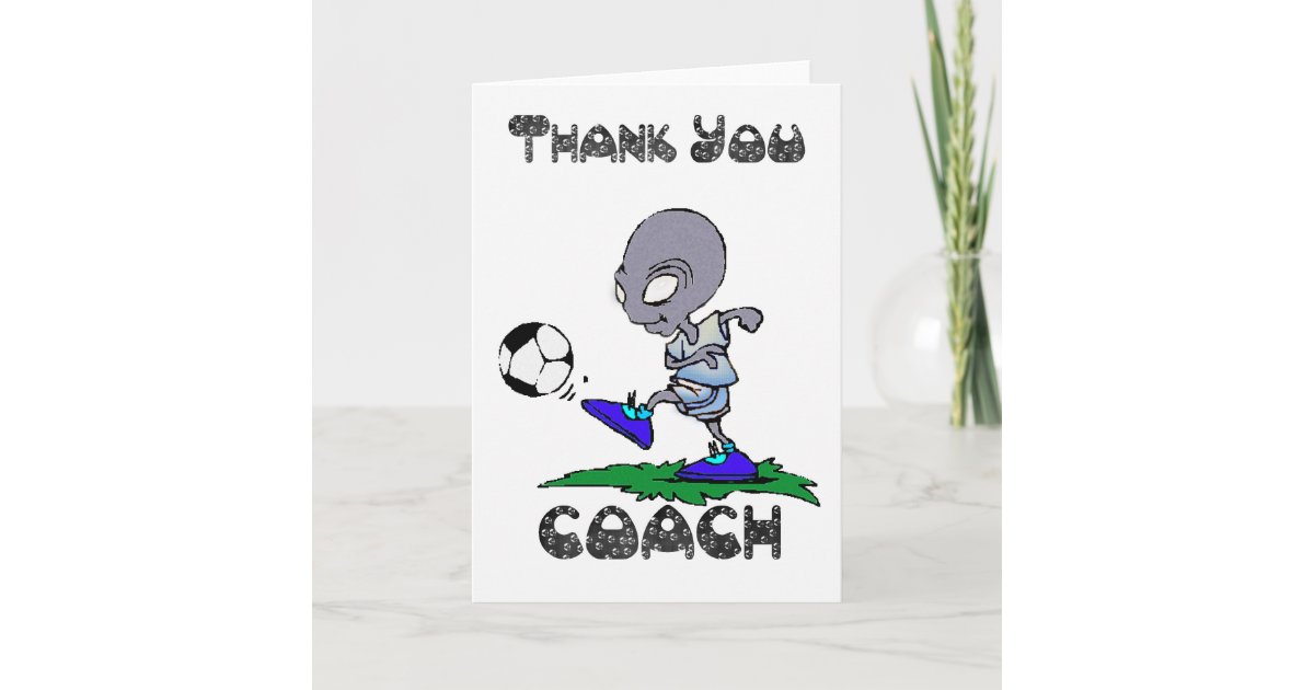 Thank you Soccer Coach, Football Coach | Zazzle