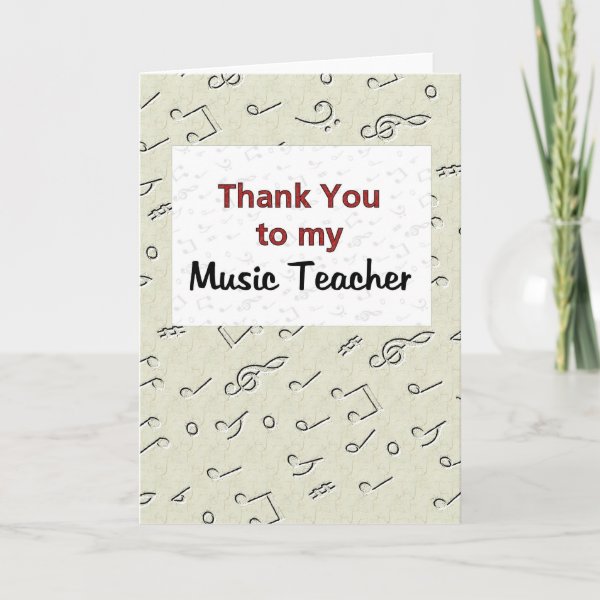 Music Teacher Cards, Greeting Cards & More | Zazzle CA