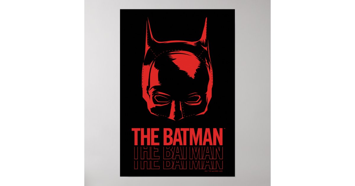 The Batman Cowl Logo Poster | Zazzle