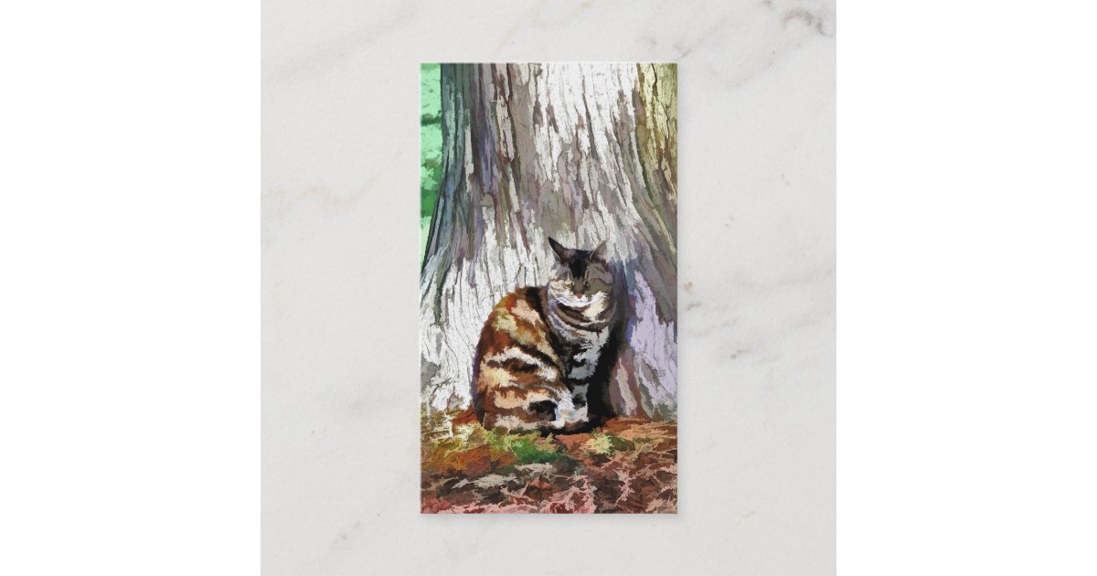 THE CAT BUSINESS CARD | Zazzle