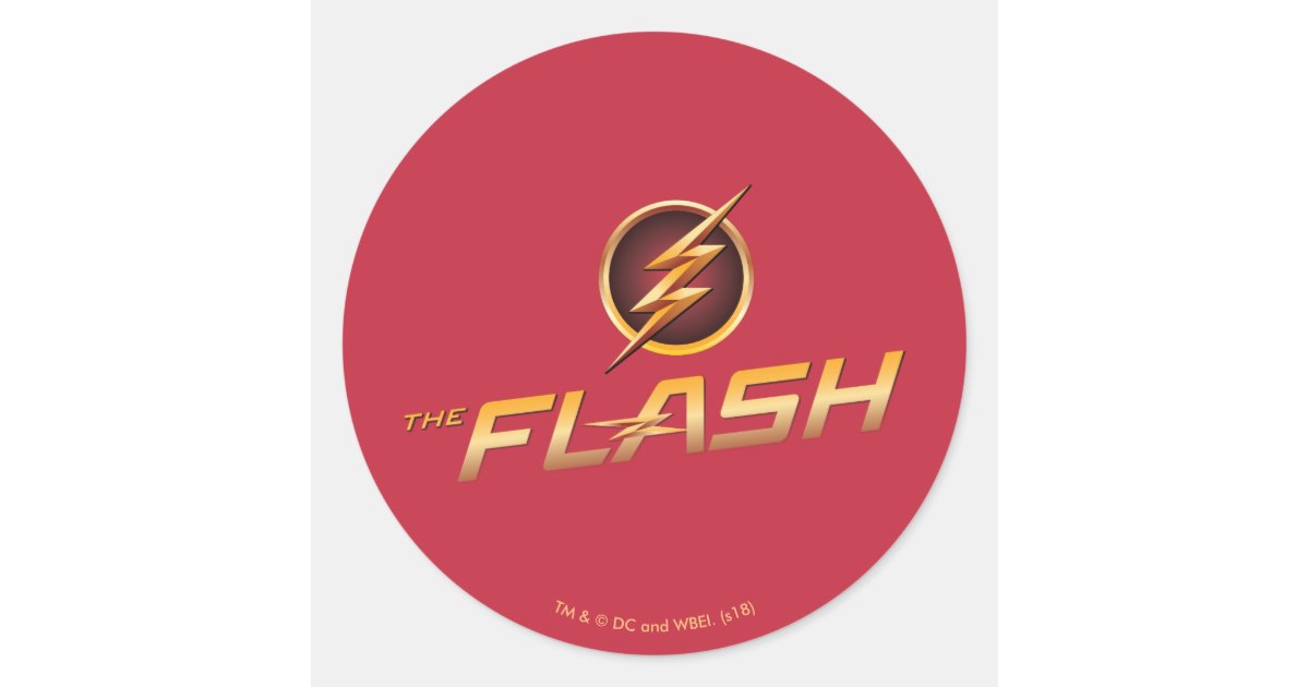 The Flash | TV Show Logo Classic Round Sticker | Zazzle