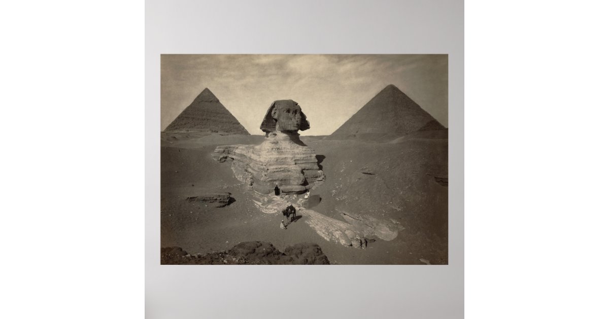 The Great Sphinx of Giza, Egypt - Poster | Zazzle