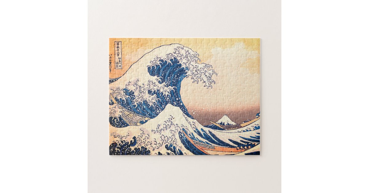 The Great Wave Jigsaw Puzzle | Zazzle