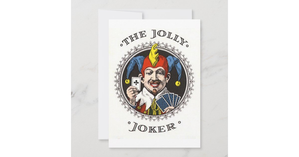The jolly joker playing card graphic | Zazzle