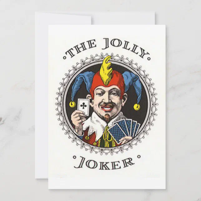 The jolly joker playing card graphic | Zazzle