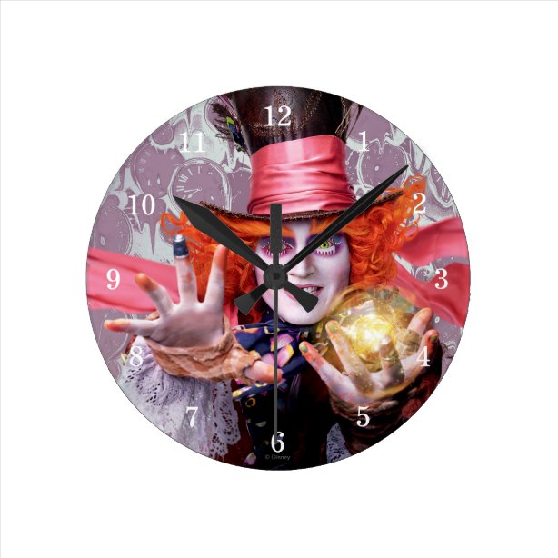 Mad Hatter Wall Clocks | Zazzle.ca