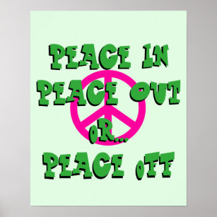 Peace Sign Posters, Prints & Poster Printing | Zazzle CA