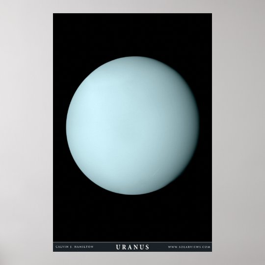 The Planet Uranus Poster | Zazzle.ca