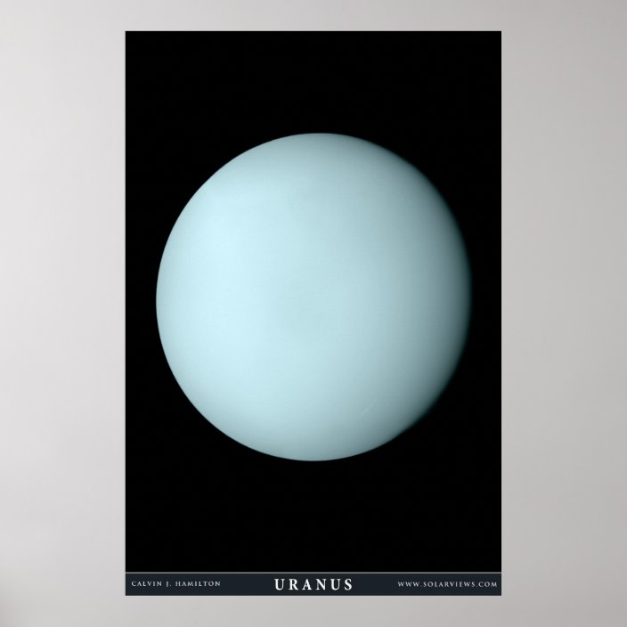 The Planet Uranus Poster | Zazzle.ca