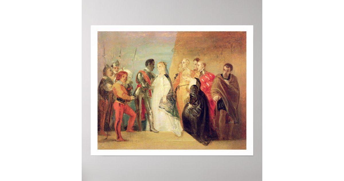 The Return of Othello, Act II, Scene ii from 'Othe Poster | Zazzle