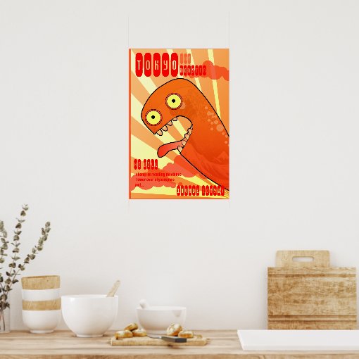 The Tokyo Monster Poster | Zazzle