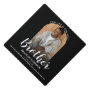Autism Awareness Ribbon Custom Class Name Black Graduation Cap Topper ...