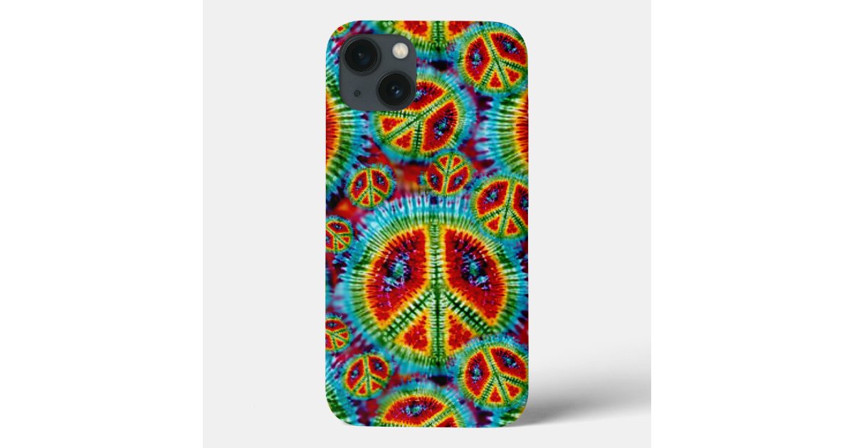 Tie Dye Peace Signs Case-Mate iPhone Case | Zazzle