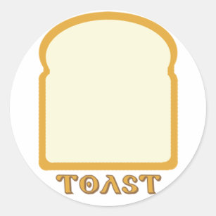 Toast Stickers | Zazzle CA