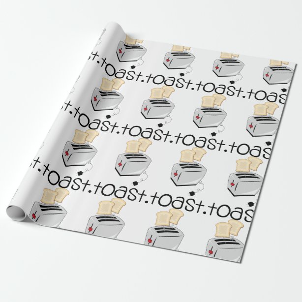 Toast Wrapping Paper, Gift Wrap & More | Zazzle CA