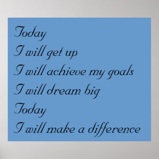 Make A Difference Posters, Prints & Poster Printing | Zazzle CA