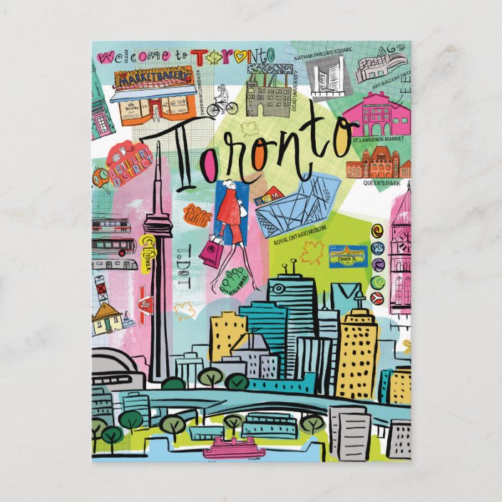 Toronto, Canada Postcard | Zazzle.ca