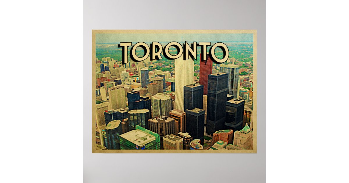 Toronto Skyline Poster | Zazzle