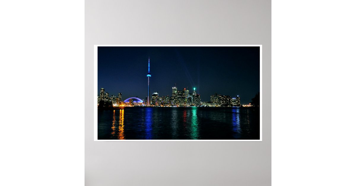 Toronto Skyline Poster | Zazzle