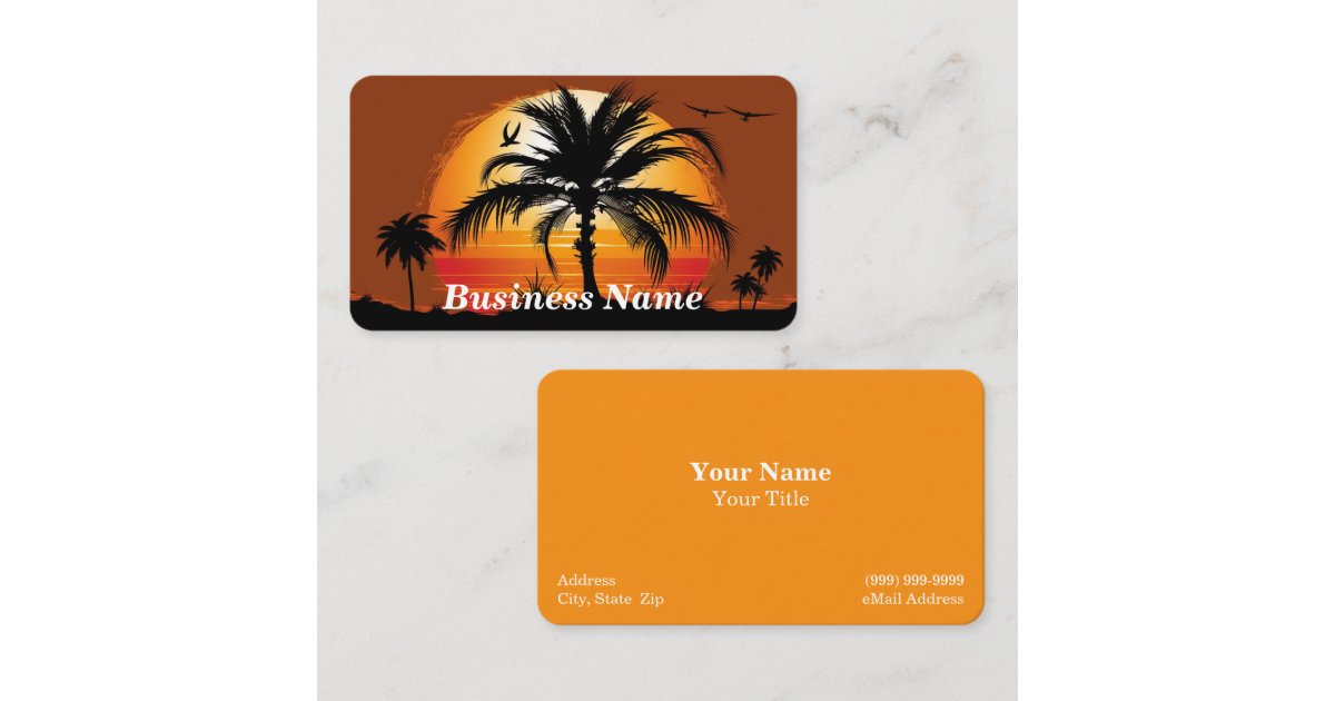 Travel / Vacation Business Card | Zazzle