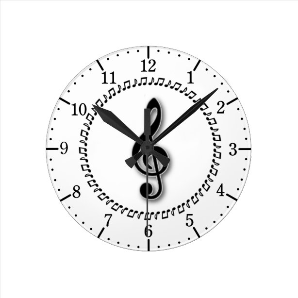 Musical Wall Clocks | Zazzle.ca
