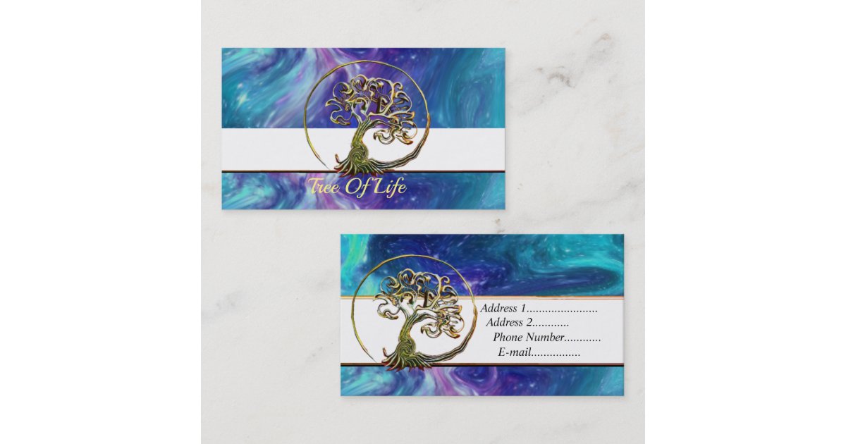 Tree Of Life Business Card | Zazzle