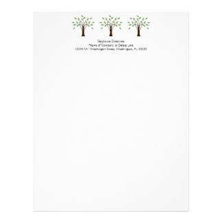 Nature Letterhead, Custom Nature Letterhead Templates