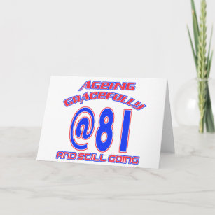 81st Birthday Cards | Zazzle CA