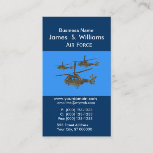Air Force Business Cards & Profile Cards | Zazzle CA