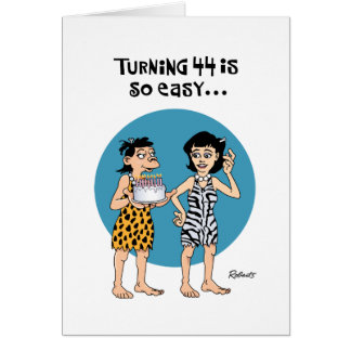 Funny 44th Birthday Cards, Photocards, Invitations & More