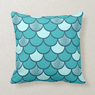 Fish Pattern Pillows & Cushions | Zazzle CA