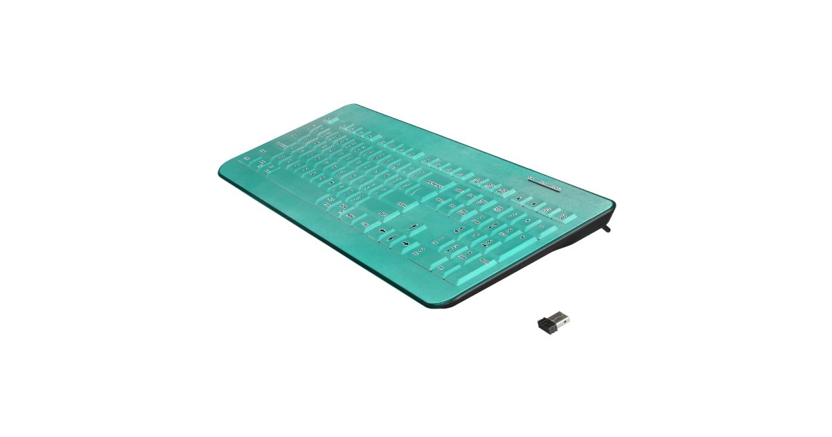 Turquoise Wireless Keyboard | Zazzle