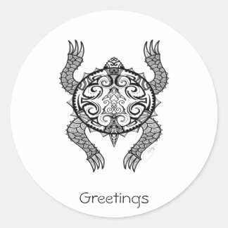 Custom Turtle Drawing Stickers | Zazzle.ca