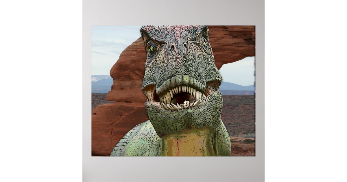 Tyrannosaurus Rex Dinosaur POSTER | Zazzle