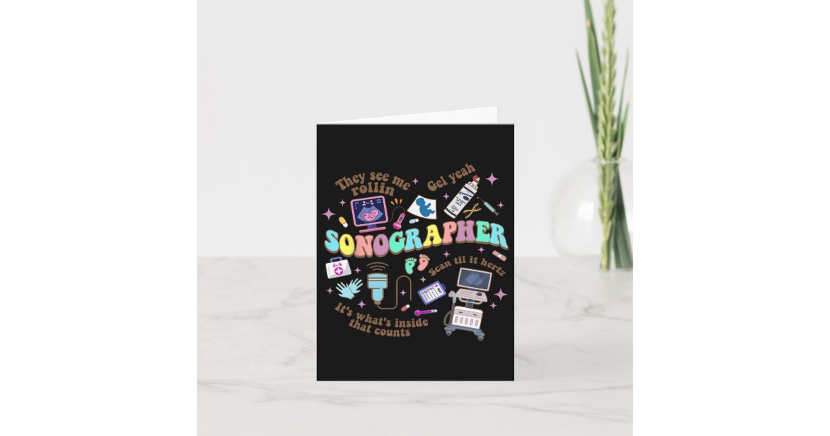 Ultrasound Tech Sonographer National Nurse Day Card | Zazzle