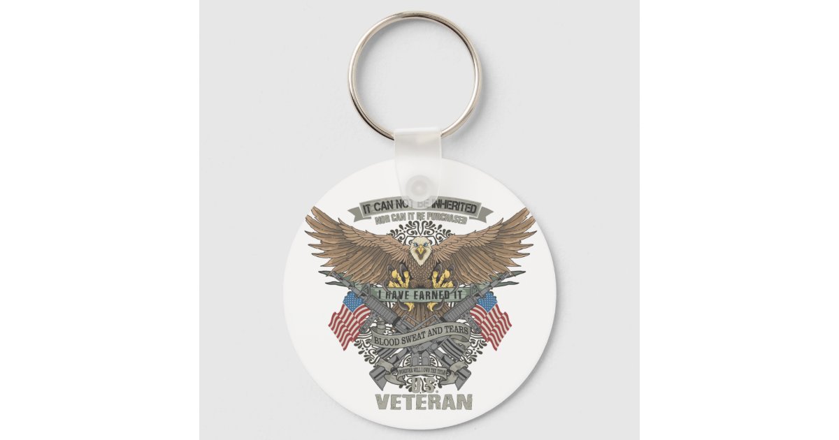 US Veteran Keychain | Zazzle