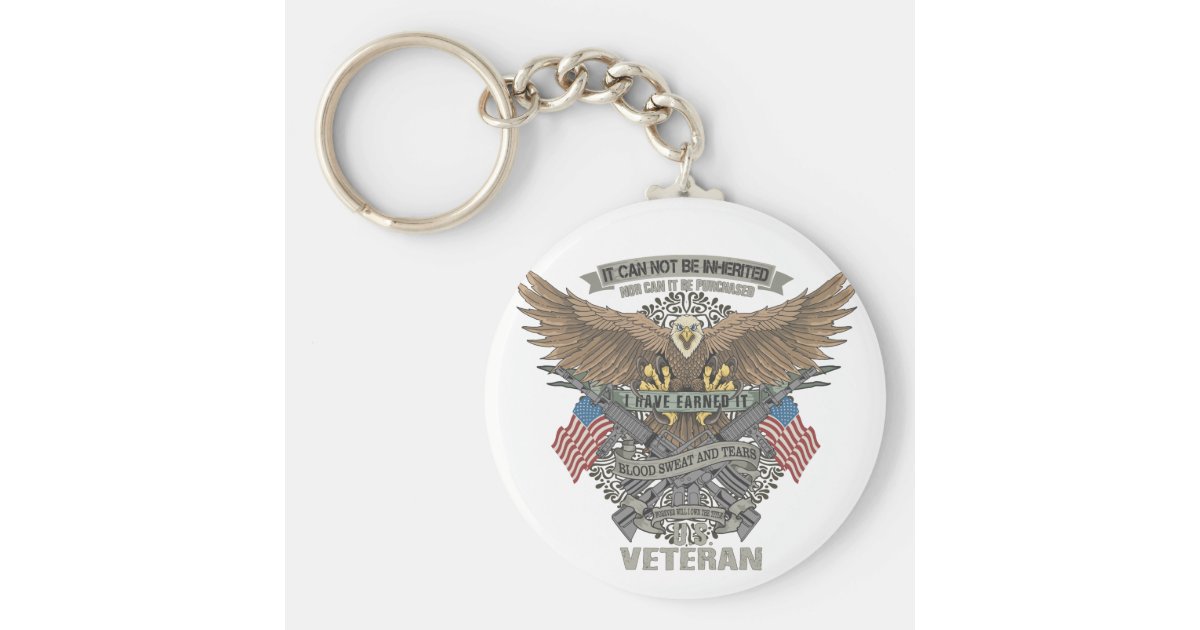 US Veteran Keychain | Zazzle