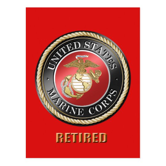 USMC Retired Postcard | Zazzle.ca