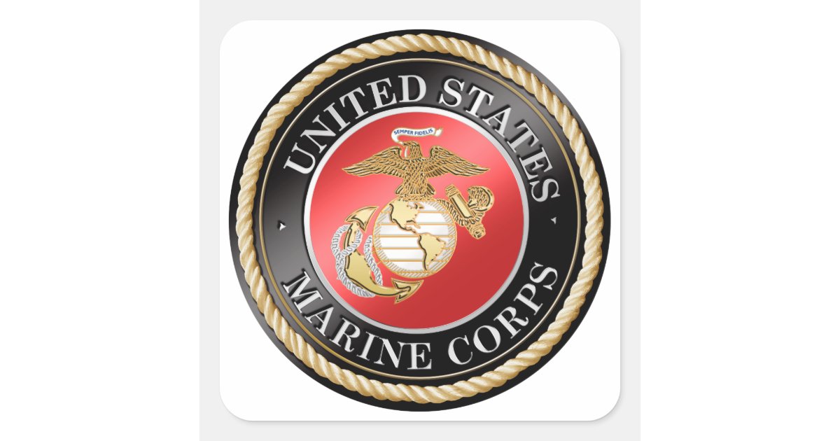 USMC Stickers | Zazzle