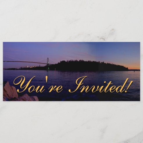 Vancouver Invitations | Zazzle CA
