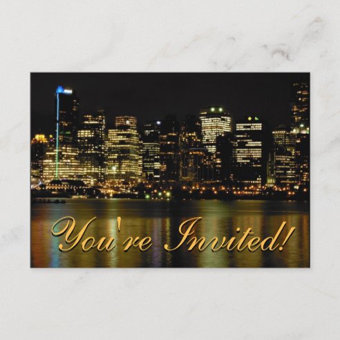 Vancouver Invitations | Zazzle CA