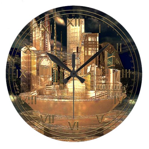 Futuristic Wall Clocks | Zazzle.ca