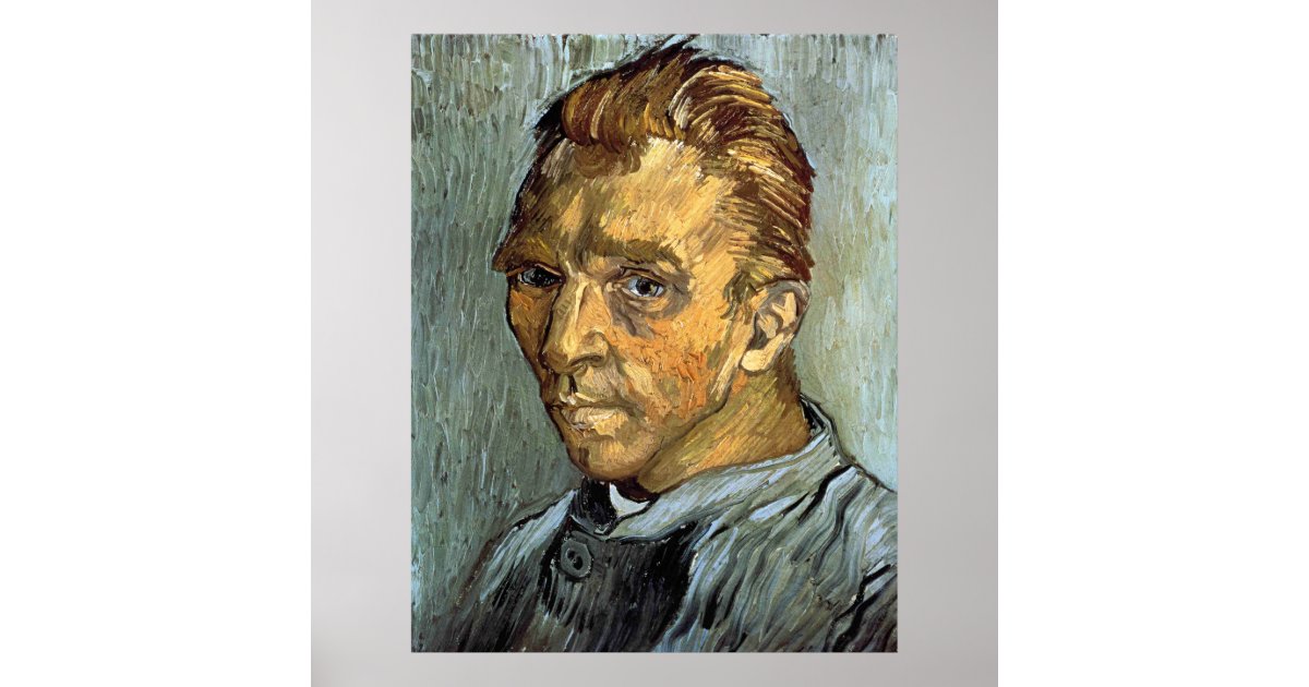 VINCENT VAN GOGH - Self portrait without beard Poster | Zazzle