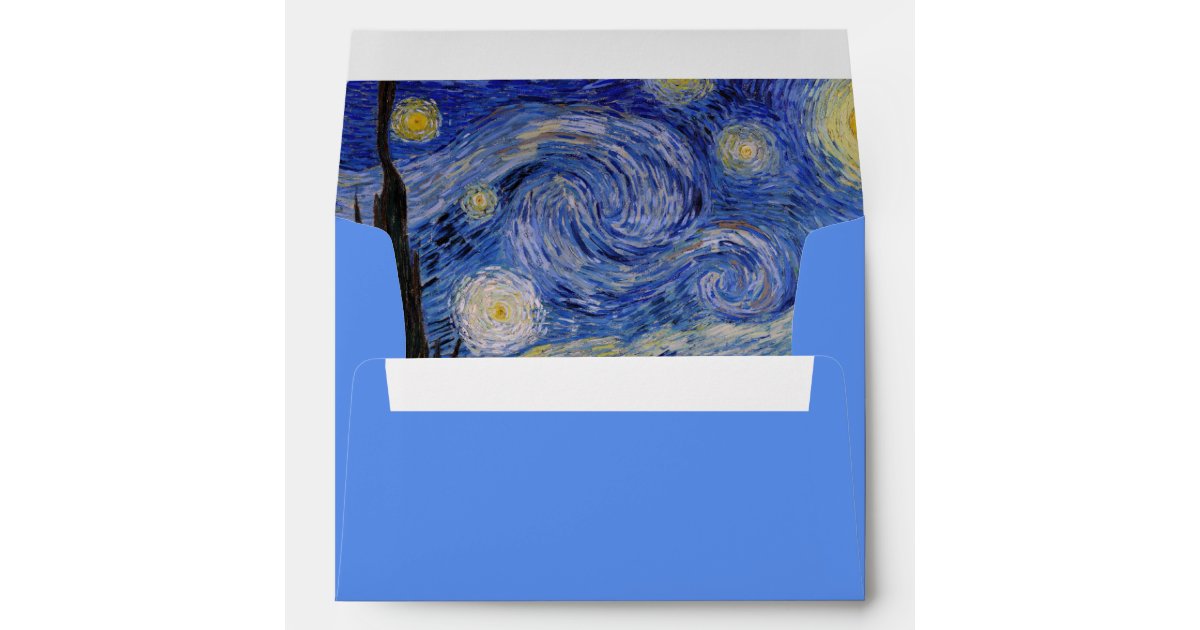 Vincent Van Gogh - The Starry night Envelope | Zazzle