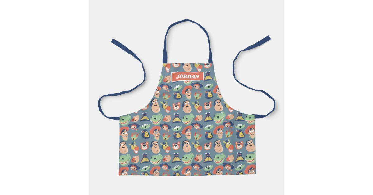 Vintage Painted Toy Story Characters Apron | Zazzle